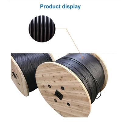 China GYTC8S Aerial Self-Supporting Unitube 24 Core Optic Fiber Cable for sale