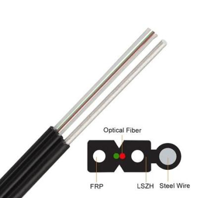 Cina Fibra ottica aerea Cavo ottico in acciaio rinforzato FTTX FTTH FTTR Cavo in fibra a goccia in vendita