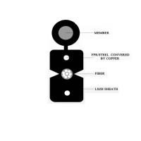 China GJYXCH Outdoor FTTH Drop Cable Self Supporting 8 Core Single Mode for sale