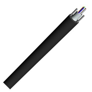 China 24 kern Openluchtg652d Enige Wijze met Twee van het de Sterktelid van de Staaldraad de Vezel Optische Kabel GYXY Te koop