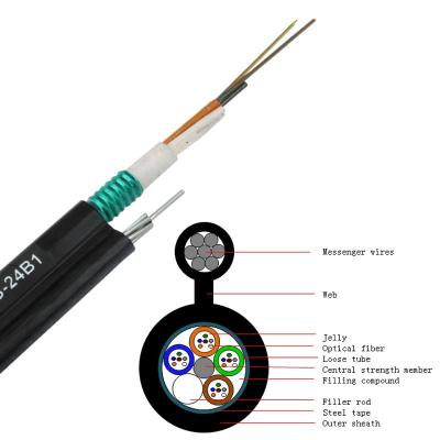 China A rede blindada do apoio do auto de 36 núcleos cabografa o cabo ótico de GYTC8Sfiber para o cabo exterior à venda
