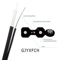 China 10 Core Figure Self Supporting Flat Drop Fiber Cable Single Mode for sale
