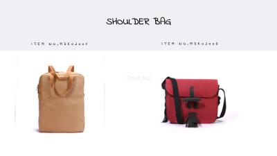 China ECO-Friendly washable kraft paper shoulder bag en venta