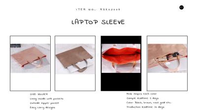 China ECO-Friendly washable kraft paper  laptop bag en venta