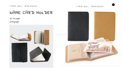 China ECO-Friendly washable kraft paper name card, card holder en venta