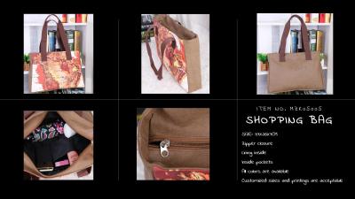 China ECO-Friendly washable kraft paper shopping bag en venta