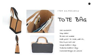 China ECO-Friendly washable kraft paper tote bag en venta