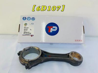 Cina Componenti del motore nere di KOMATSU che collegano Rod Piston 6D107 S6D110 4988808 in vendita