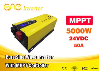 China ONE MPPT Solar Inverter 24v / 48v To 220v 230v 5000w Pure Sine Wave Home Inverter for sale