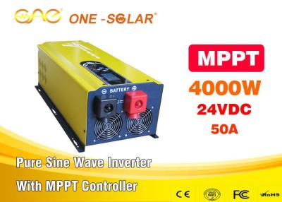 China DC To AC MPPT Solar Inverter Pure Sine Wave 24v 220v 4000w For Home Use for sale