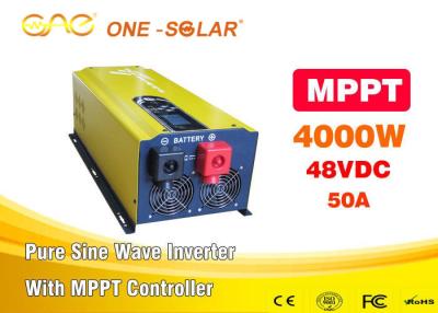 China UPS MPPT Solar Inverter Pure Sine Wave 4000w 48v 50a Solar Panel Inverter for sale
