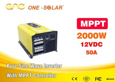 China 2KW UPS MPPT Solar Inverter / 110 Volt To 12 Volt Power Inverter for sale