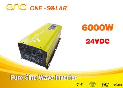 China Off Grid Inverter Single Output UPS Pure Sine Power Inverter 6000w for sale