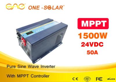 China 50A MPPT Solar Inverter Single Phase DC AC 1500w Pure Sine Wave Inverter Without Battery for sale
