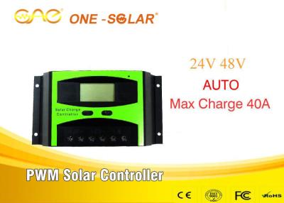 China Solar Charger Controller 40A 50A 60A PWM Solar System Solar Panel Charge 110v for sale