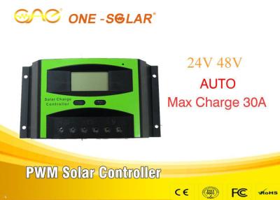 China ONE INVERTER Off Grid 30A 24v/48v PWM Solar Smart Controller For Solar Panel Inverter Battery for sale