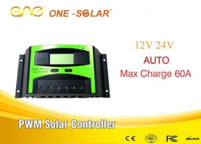 China 12v / 24v 60a Solar Power Controller / Pwm Solar Controller & 24V/48v Solar Charger for sale