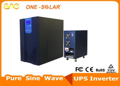 China Black Vertical Chassis 7000W 96V Solar Hybrid Inverter With 15A Battery Charger for sale