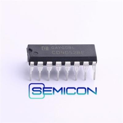 Cina Componenti elettronici IC IC MUX di CD4052BE/chip DOPPIO commutatore di DEMUX 4X1 16D IPAnalog in vendita
