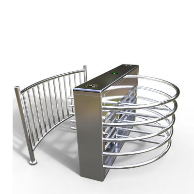 Китай Entrance security control waist high turnstile barrier gate IC/ID card reader half height turnstile продается
