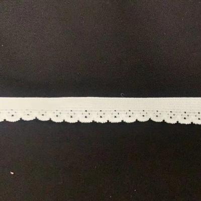 China 1-1.2cm Multi-Type Picot Elastic Lace Tire Webbing for Underwear & Clothing Accessories Knitted Material for sale