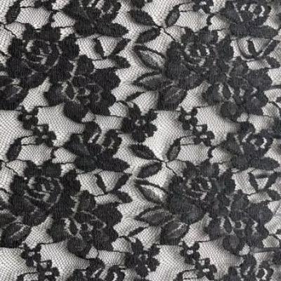 China 150cm French Lace Fabric Nylon +spandex Laser embroidery fabric for Bridal Gown Wedding for sale