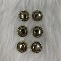 Quality Grand Manner Round Metal Shank Buttons for Fashion Coat Elegant Sewing Buttons for sale