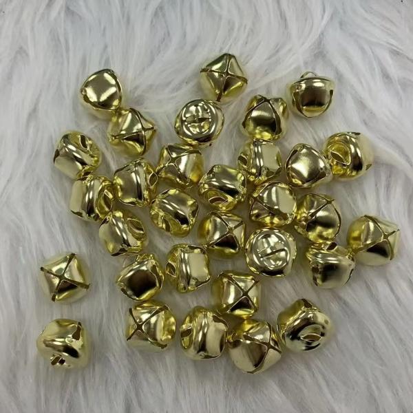 Quality Mini 2cm Golden Color Bell Jingles Chip for Holiday Christmas Decoration Pet Pendant Garment Accessories for sale