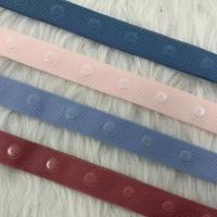 Quality Wholesale Snap Button Tape Polyester Plastic Buttons Tape for T-shirt Shirt Baby for sale