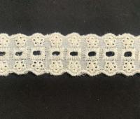 Quality Quality Cotton Fabric Embroidered Lace Trimming DIY Silk Ribbon Edge for Hand for sale