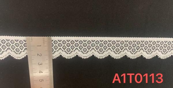 Quality Stretch Lace Trim with Nylon Spandex Material, 2.5cm Width, and Floral Pattern for Lingerie and Bridal Sewing for sale