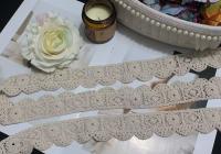 Quality 4cm Water-Soluble Guipure Lace Trim with Rope Embroidery for Women's Summer Vest for sale
