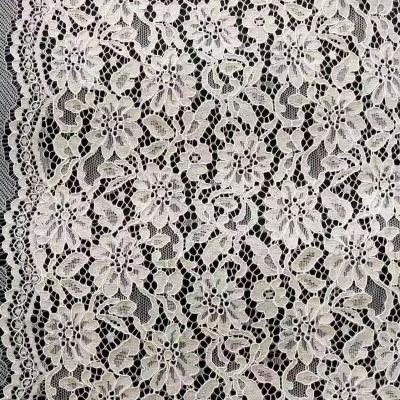 China Vintage Floral NYLON/COTTON Mesh Elastic Lace, Exquisite Floral Pattern Lace Accessories In Stock for sale