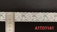 Quality 2.5cm Width Elastic Lace Trim with Tiny Flower Motif and High Elasticity for for sale