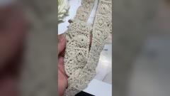 4cm Water-Soluble Guipure Lace Rope Embroidery Crochet Lace Tirm for Women's Summer Vest Dress Cloth