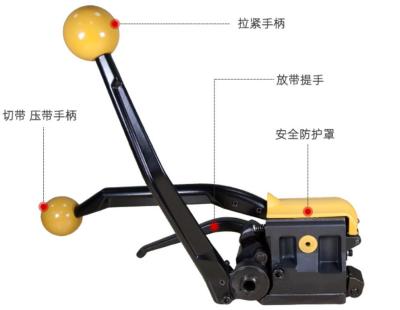 Cina A333 Macchina utensile manuale per reggiatura in acciaio senza fibbia in vendita