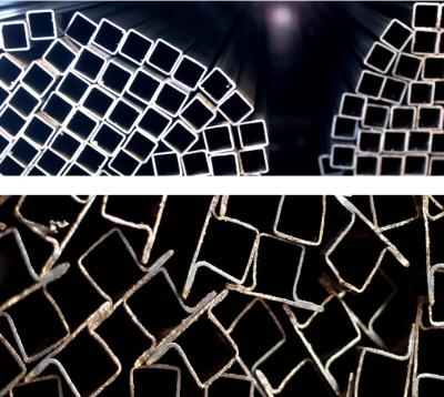 Cina Macchina per tubi rettangolari quadrati 63,5-127 x 4 mm per struttura in acciaio da costruzione in vendita