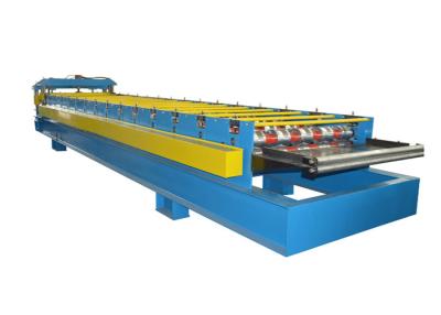Cina Lo strato galvanizzato del tetto del metallo ha lustrato il rotolo delle mattonelle che forma la macchina 9x1.2x0.8m in vendita