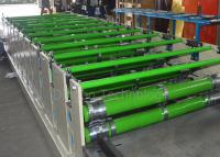 China Manual Corrugated Wall Panel and Roof Panel Roll Forming Machine Process for sale