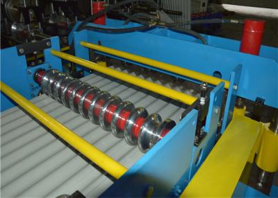 China Corrugated Profile Double Layer Roofing Sheet Roll Forming Machine Cr12 Cutting Blade for sale