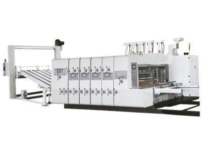China Lead edge feeding flexo printer with die-cutter for sale