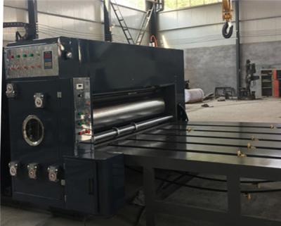 China Automatic feeding flexo printer with slotter for sale