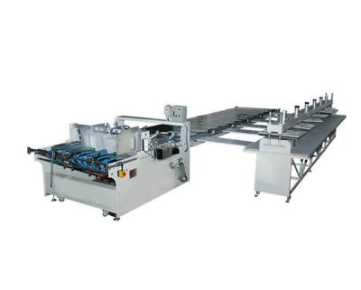 China Semi-automatic carton folder gluer machine for sale