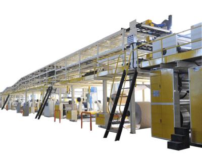 China 3/5/7 ply corrugated paperboard production line for sale
