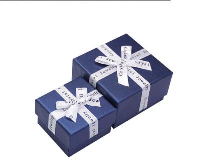 China Custom Necklace Bracelet Ring Watch Jewellery Packing Box Velvet Insert Black Leatherette Paper Gift Packaging Jewelry B for sale