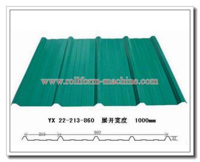 Cina PPGI Steel Roofing Sheet, Color Corrugated Iron Roof Sheet, GI Coating Roof Cladding Panel in vendita