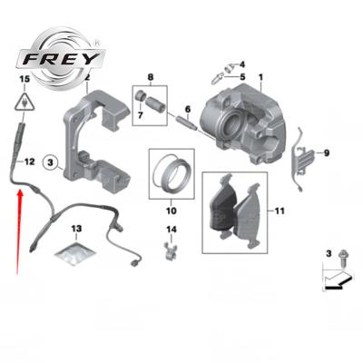 Cina Sensore del freno posteriore dell'OEM 34356789503, indicatore del cuscinetto di freno di BMW E70 E71 E72 in vendita
