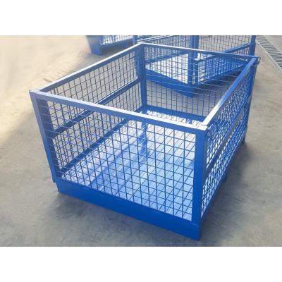 China Container de fio empilhável personalizado para armazenamento e eficiência de transporte de carga pesada à venda