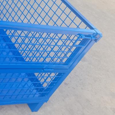 China Customized Stackable Wire Container for Heavy Duty Storage and Transport Efficiency for sale