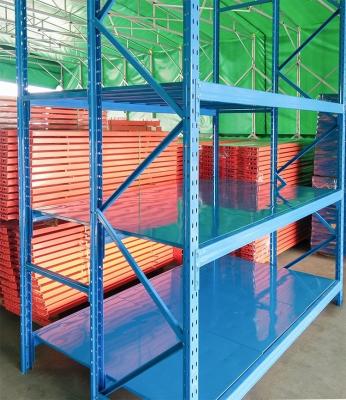 China Adjusting Step 75mm Heavy Duty Fabric Roll Storage Shelf with 2000 kgs Load Capacity for sale
